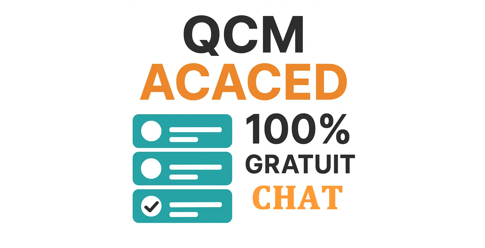 QCM ACACED MODULE CHAT GRATUIT